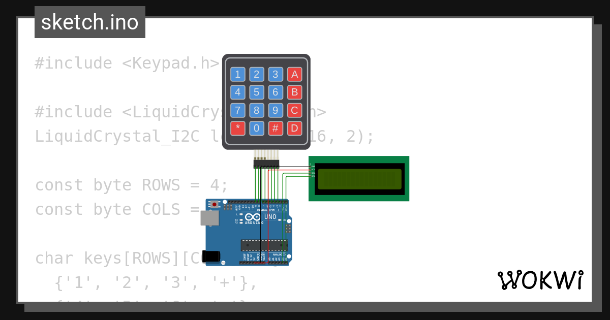 Keypad Wokwi Esp32 Stm32 Arduino Simulator 5776
