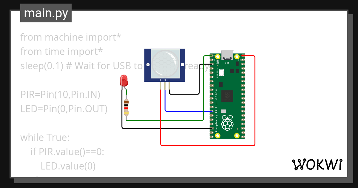 PIR - Wokwi ESP32, STM32, Arduino Simulator PIR - Wokwi ESP32, STM32, Arduino Simulator