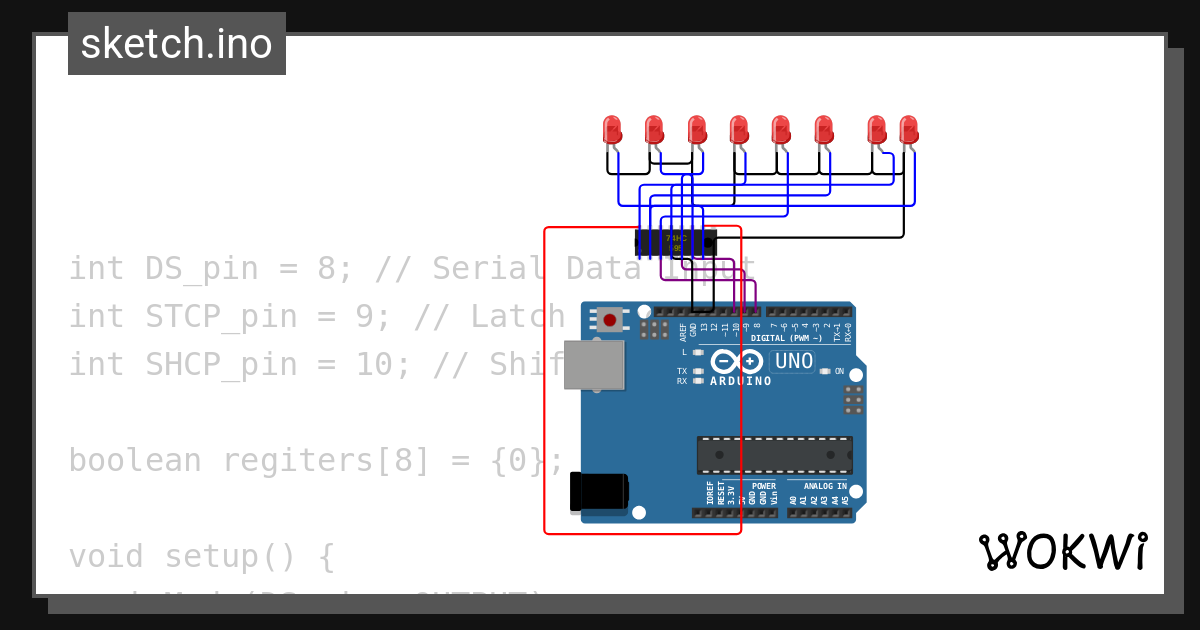 Test Leds Wokwi Esp32 Stm32 Arduino Simulator 3238