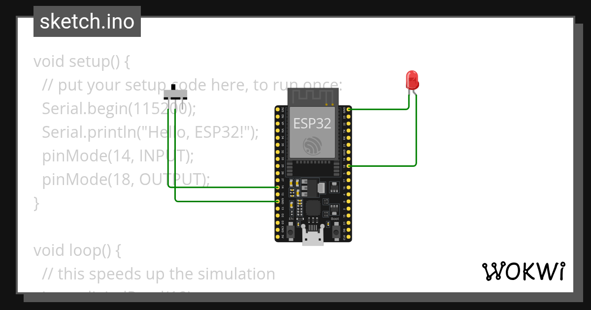 ex2 - Wokwi ESP32, STM32, Arduino Simulator
