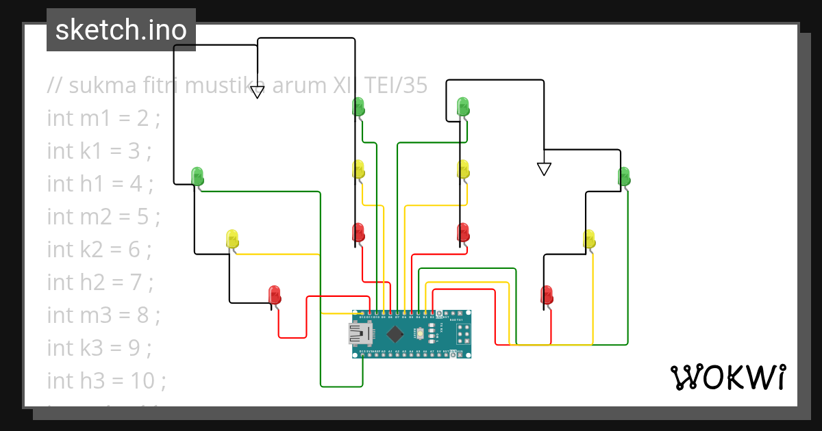 Rolling nano - Wokwi ESP32, STM32, Arduino Simulator