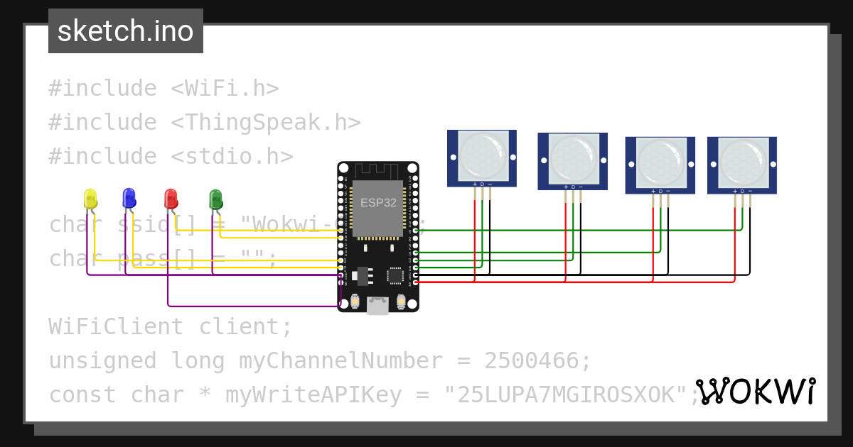 Smart Home Technology Sample Wokwi Esp32 Stm32 Arduino Simulator