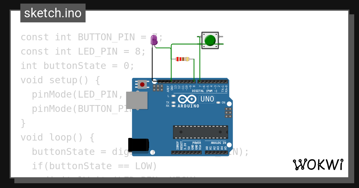 Buttonstate Wokwi Esp32 Stm32 Arduino Simulator