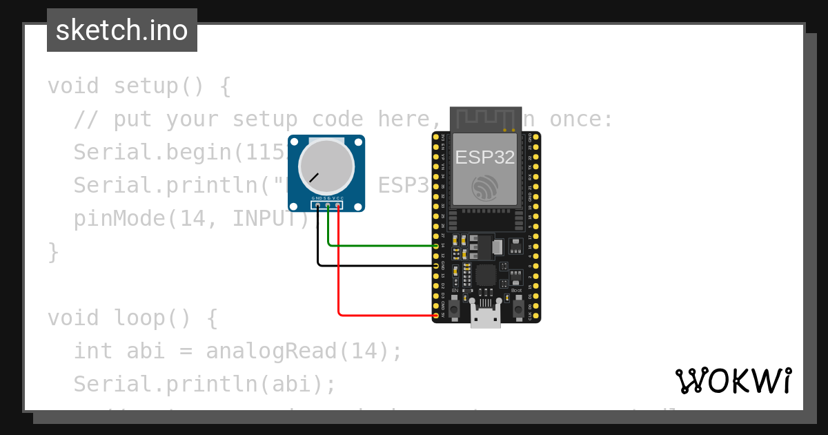 Analog Abi Wokwi Esp32 Stm32 Arduino Simulator 