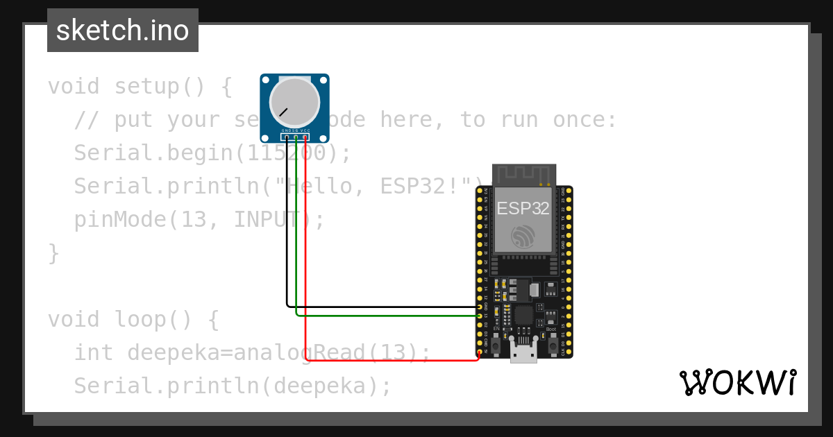 Potentiometer Wokwi Esp32 Stm32 Arduino Simulator 1496
