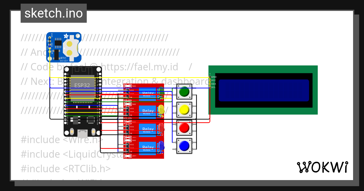 Anduino Relay Update - Wokwi ESP32, STM32, Arduino Simulator
