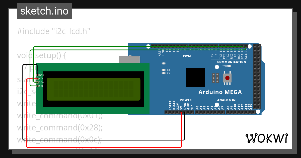 i2c_lcd Copy - Wokwi ESP32, STM32, Arduino Simulator i2c_lcd Copy - Wokwi ESP32, STM32, Arduino Simulator