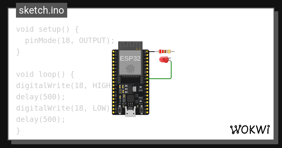 Ejercicio 1 Wokwi Esp32 Stm32 Arduino Simulator 1160