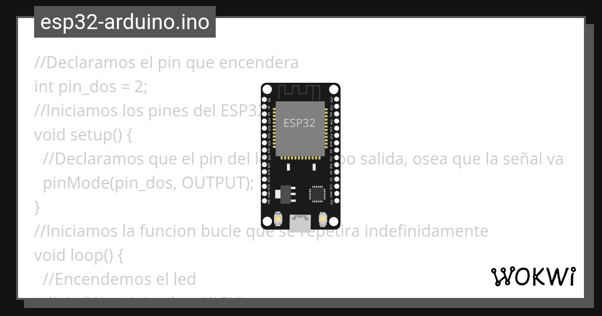 hola mundo - Wokwi ESP32, STM32, Arduino Simulator