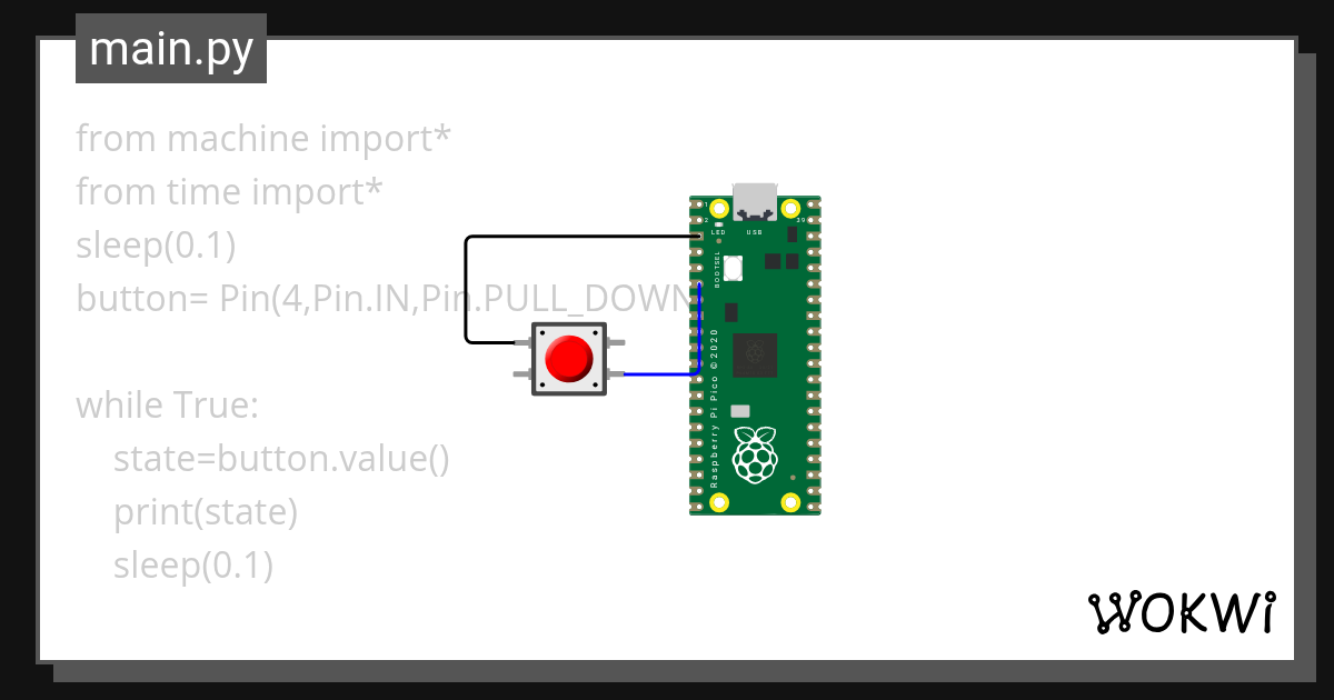 Active High/low-Push Buttons Copy - Wokwi ESP32, STM32, Arduino Simulator Active High/low-Push Buttons Copy - Wokwi ESP32, STM32, Arduino Simulator