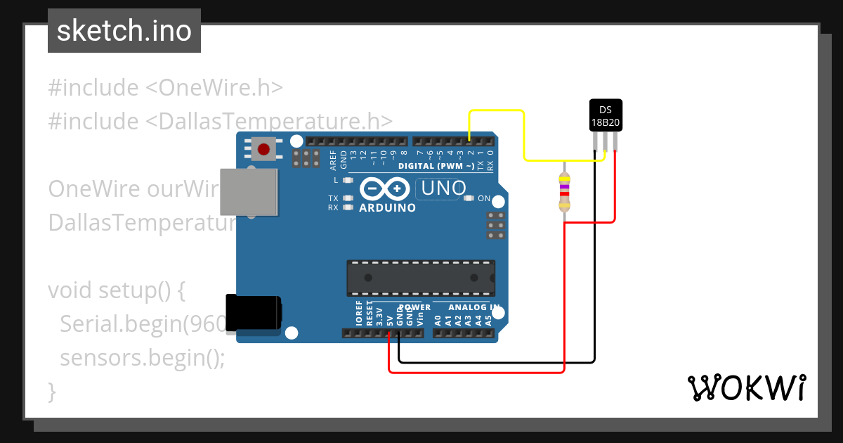 Sensords18b20 Wokwi Esp32 Stm32 Arduino Simulator