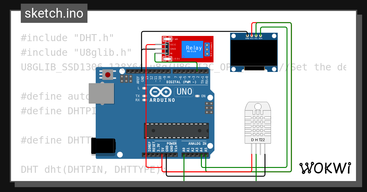 Humidifier Wokwi Esp32 Stm32 Arduino Simulator