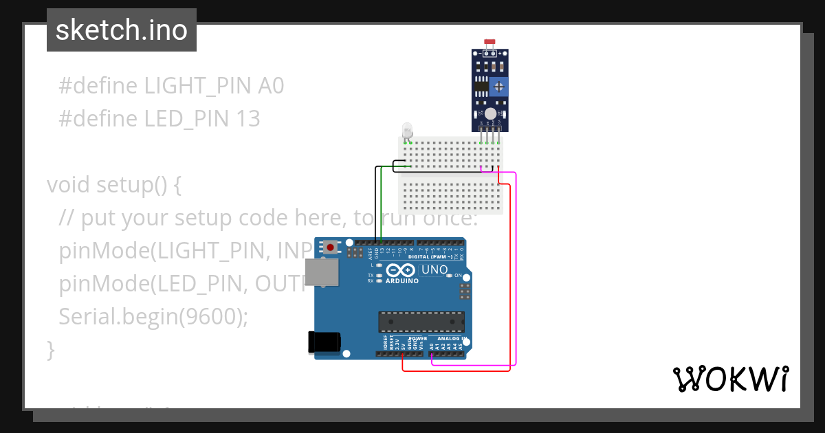 LED light level - Wokwi ESP32, STM32, Arduino Simulator LED light level - Wokwi ESP32, STM32, Arduino Simulator