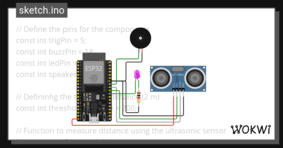 2348565_Distance_ESP32 - Wokwi ESP32, STM32, Arduino Simulator