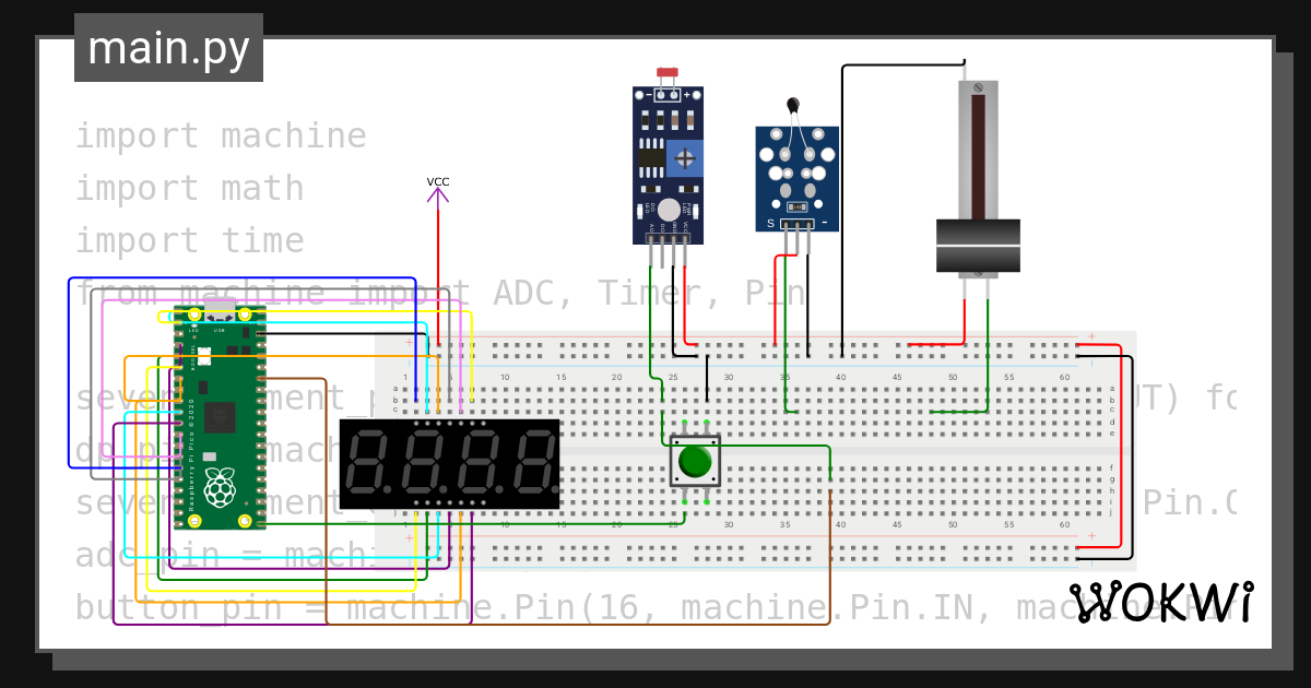 Embedded Voltameter M1 Wokwi Esp32 Stm32 Arduino Simulator