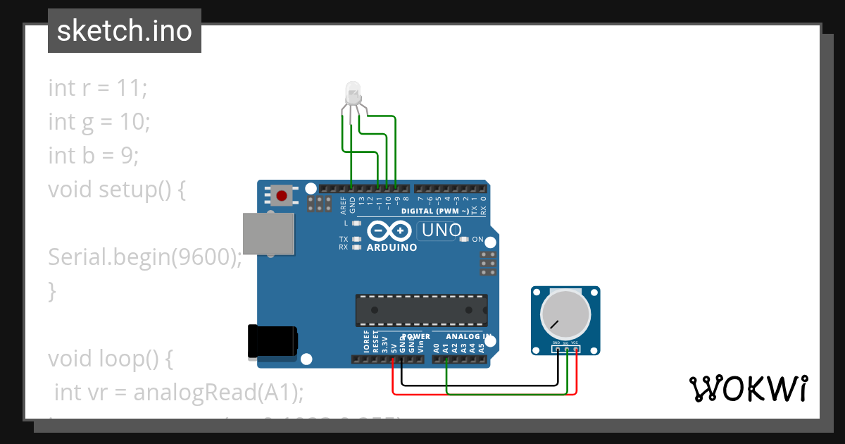 ตั้งเลขเเสงส่าวไฟ2 Wokwi Esp32 Stm32 Arduino Simulator 2320