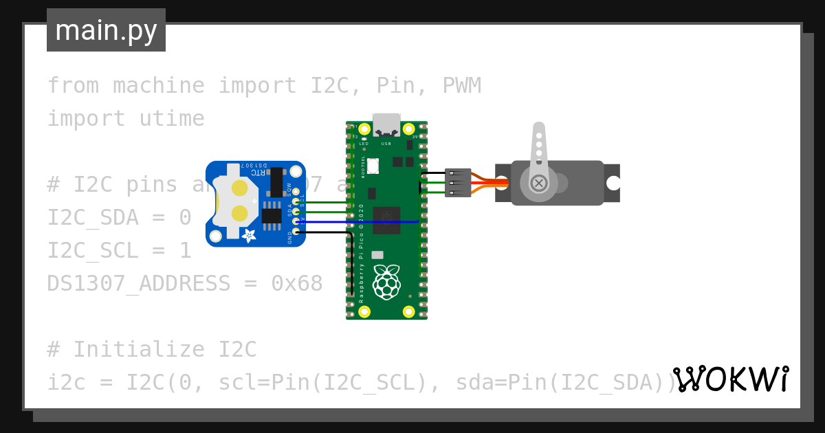 Scheduled Motor Wokwi Esp32 Stm32 Arduino Simulator