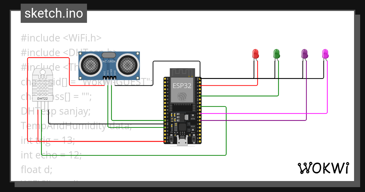 thing speak - Wokwi ESP32, STM32, Arduino Simulator