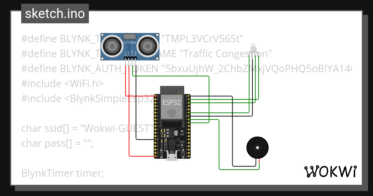 traffic congestion Copy (2) - Wokwi ESP32, STM32, Arduino Simulator