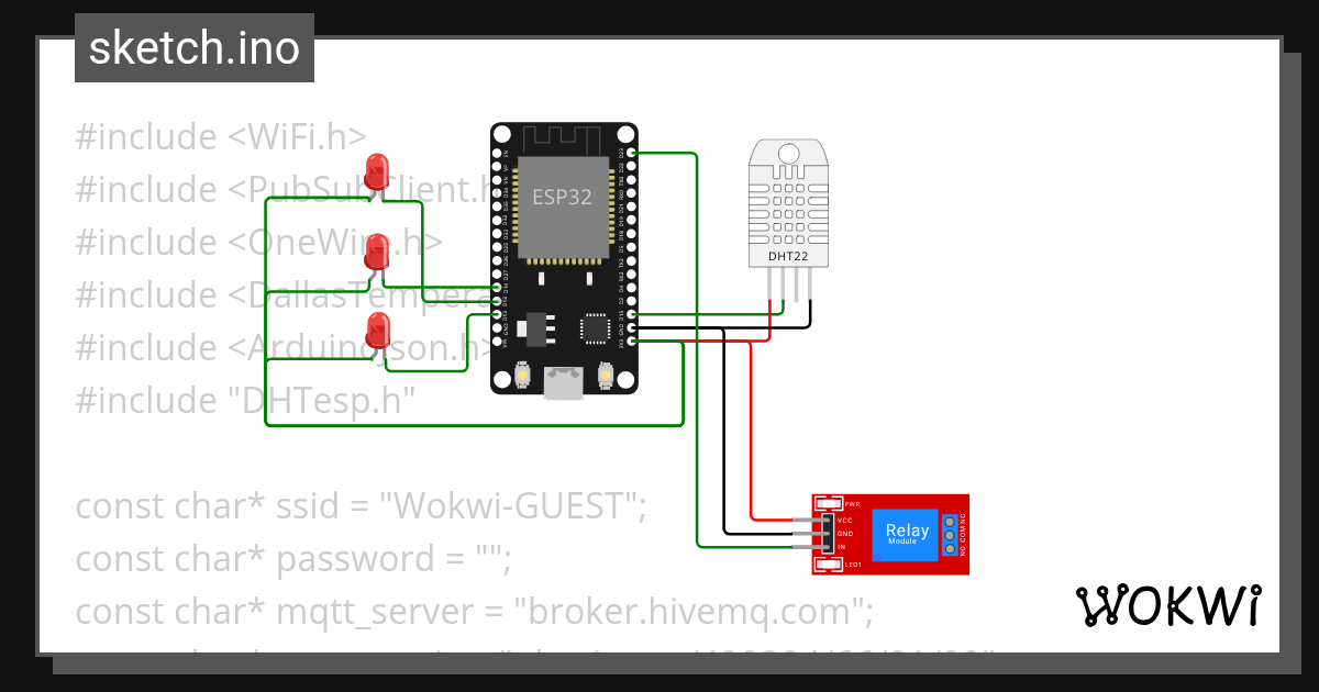 อชิตะ ตาจิโน Wokwi Esp32 Stm32 Arduino Simulator 7181
