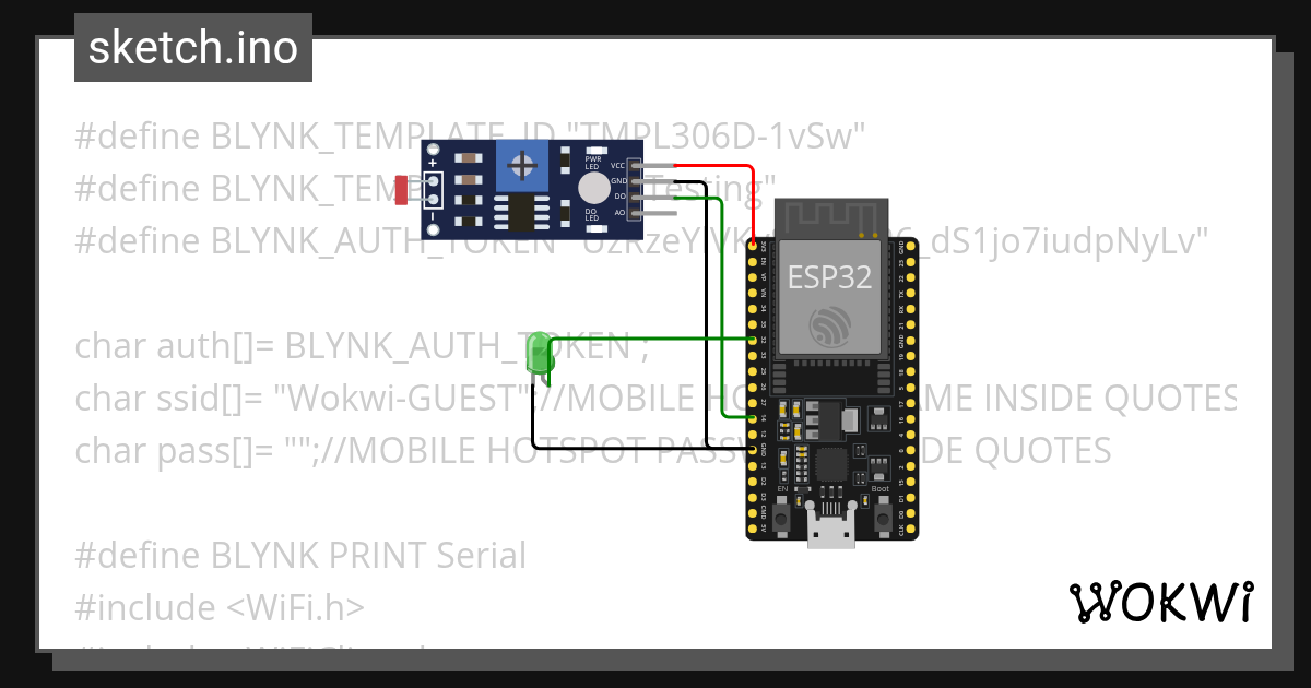 Blynk - Wokwi ESP32, STM32, Arduino Simulator
