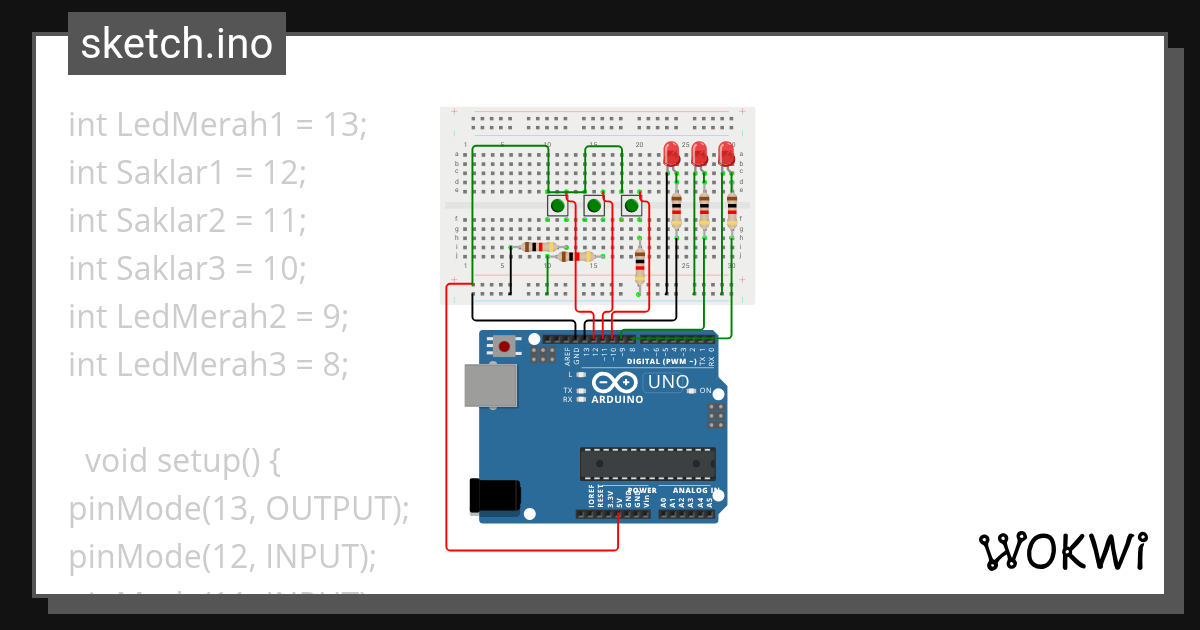 Lamp Wokwi Esp32 Stm32 Arduino Simulator 3050