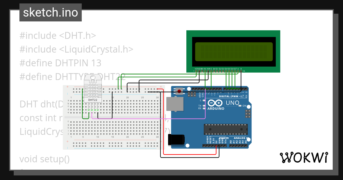 จอแสดงผล Wokwi Esp32 Stm32 Arduino Simulator 