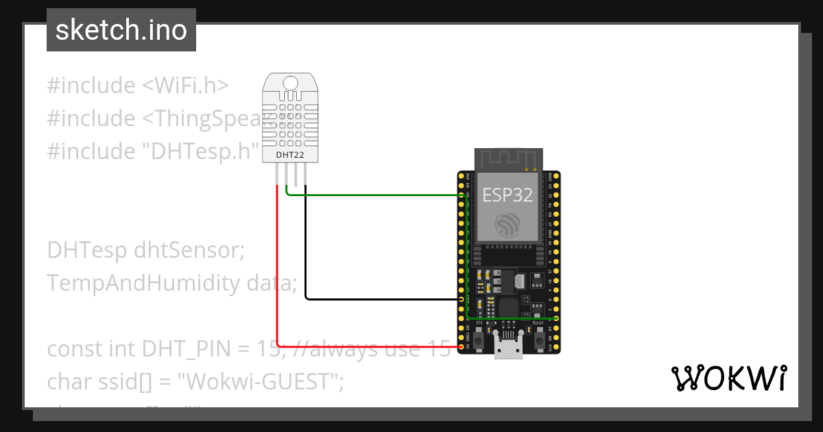 EX14 - Wokwi ESP32, STM32, Arduino Simulator