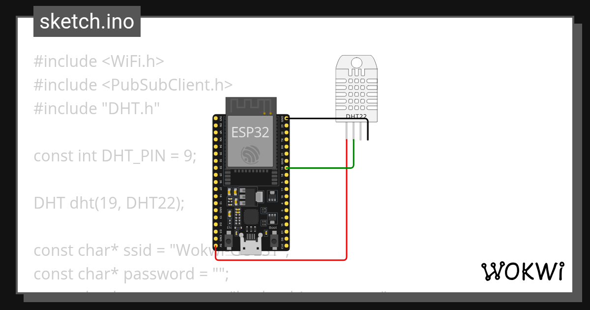 MQTT esp32 - Wokwi ESP32, STM32, Arduino Simulator