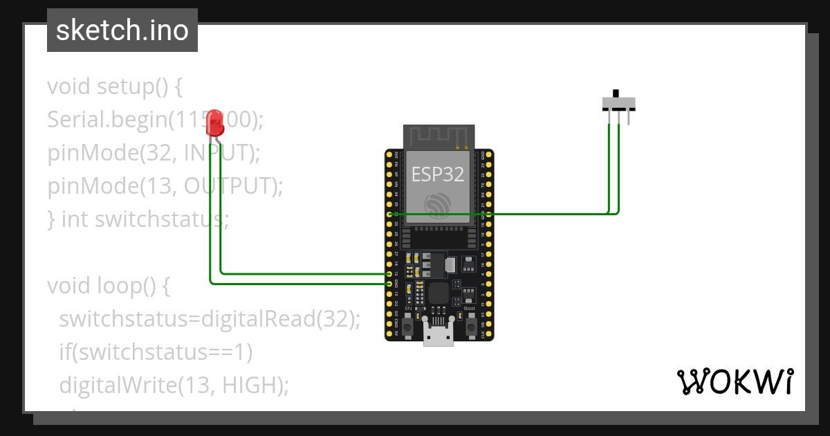 Switch Wokwi Esp32 Stm32 Arduino Simulator 6294