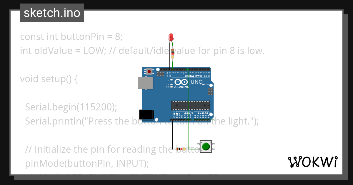 button-led - Wokwi ESP32, STM32, Arduino Simulator