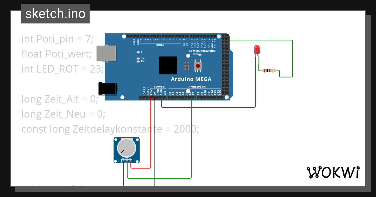millis() - Wokwi ESP32, STM32, Arduino Simulator