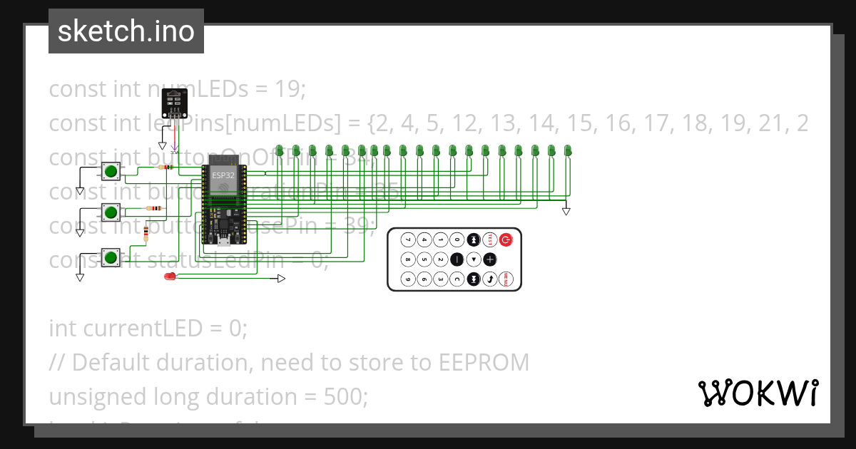 led_flasher - Wokwi ESP32, STM32, Arduino Simulator
