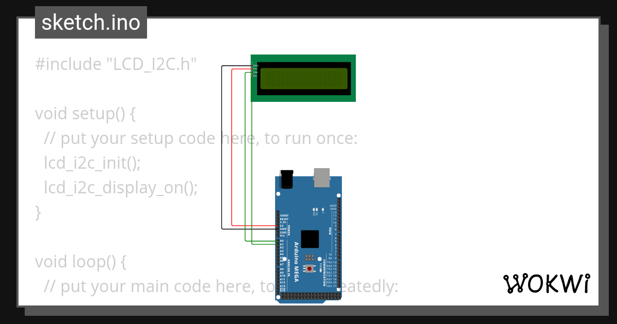 LCD_I2C - Wokwi ESP32, STM32, Arduino Simulator LCD_I2C - Wokwi ESP32, STM32, Arduino Simulator