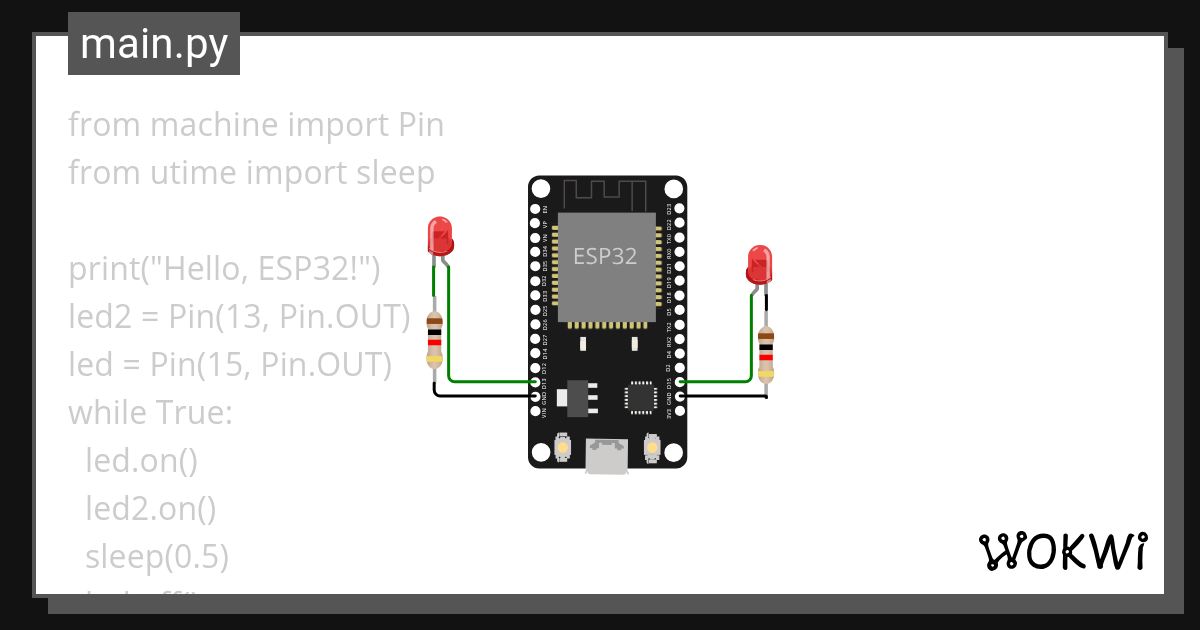 Micropython Blink Esp32 Copy Wokwi Esp32 Stm32 Arduino Simulator 9796