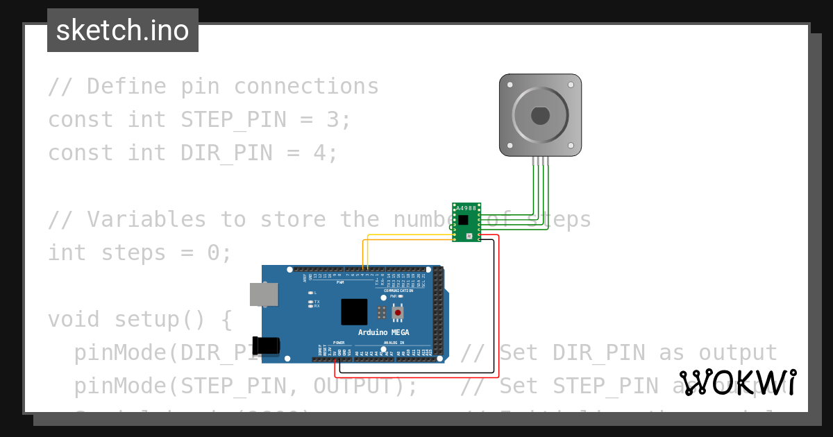 Bipolar Stepper Motor A4988 Driver On Off Wokwi Esp32 Stm32 Arduino Simulator 1043
