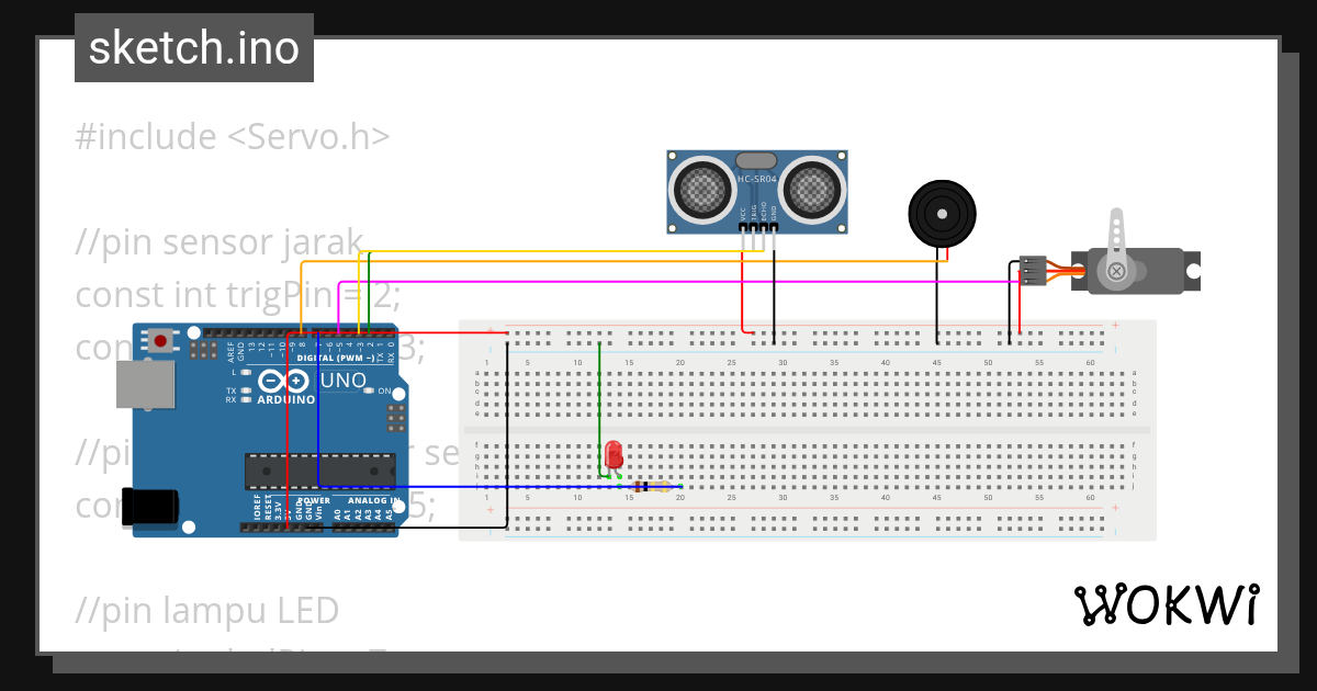 Bimo Palang Kereta Otomatis Wokwi Esp32 Stm32 Arduino Simulator