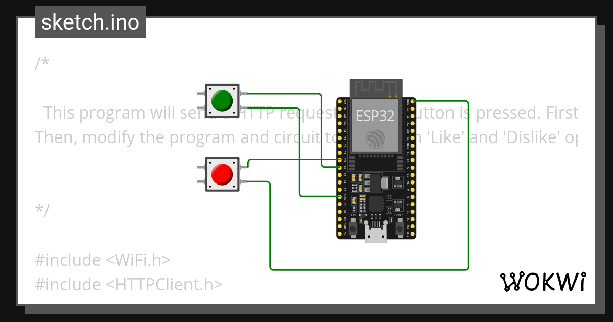 Task 3 - Wokwi ESP32, STM32, Arduino Simulator