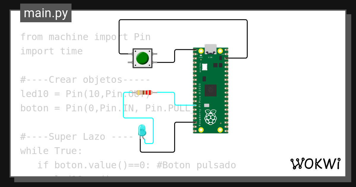 Ejemplo3 Pull Up Wokwi Esp32 Stm32 Arduino Simulator