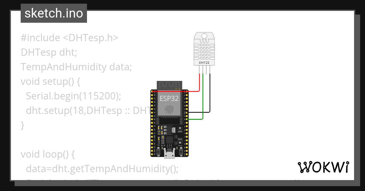 Dht Sensor Wokwi Esp32 Stm32 Arduino Simulator