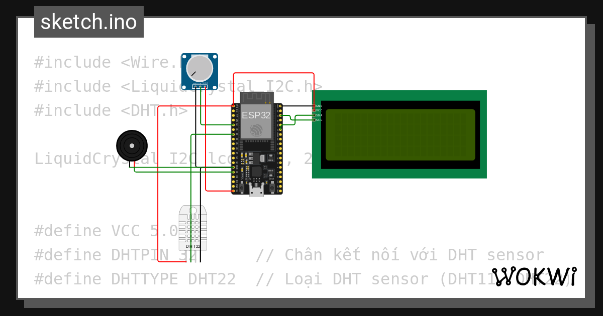 Gas Warning Wokwi Esp32 Stm32 Arduino Simulator