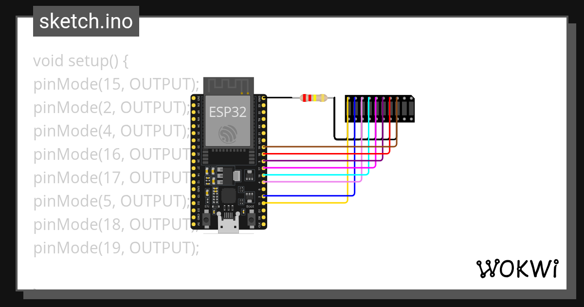 ejercicio 3 - Wokwi ESP32, STM32, Arduino Simulator