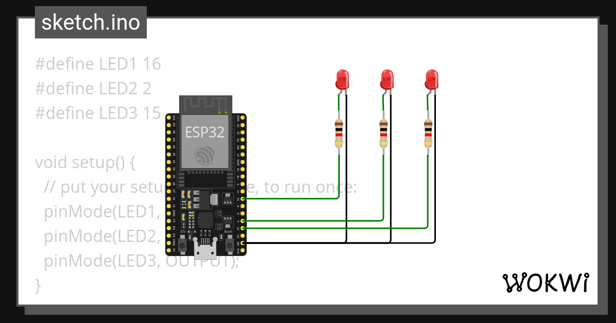 exam 2.1 - Wokwi ESP32, STM32, Arduino Simulator