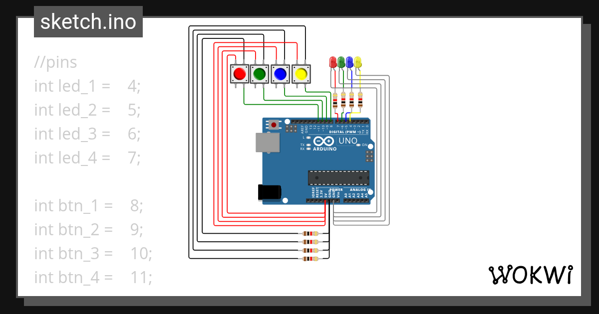 Arduino Uno registers Copy - Wokwi ESP32, STM32, Arduino Simulator