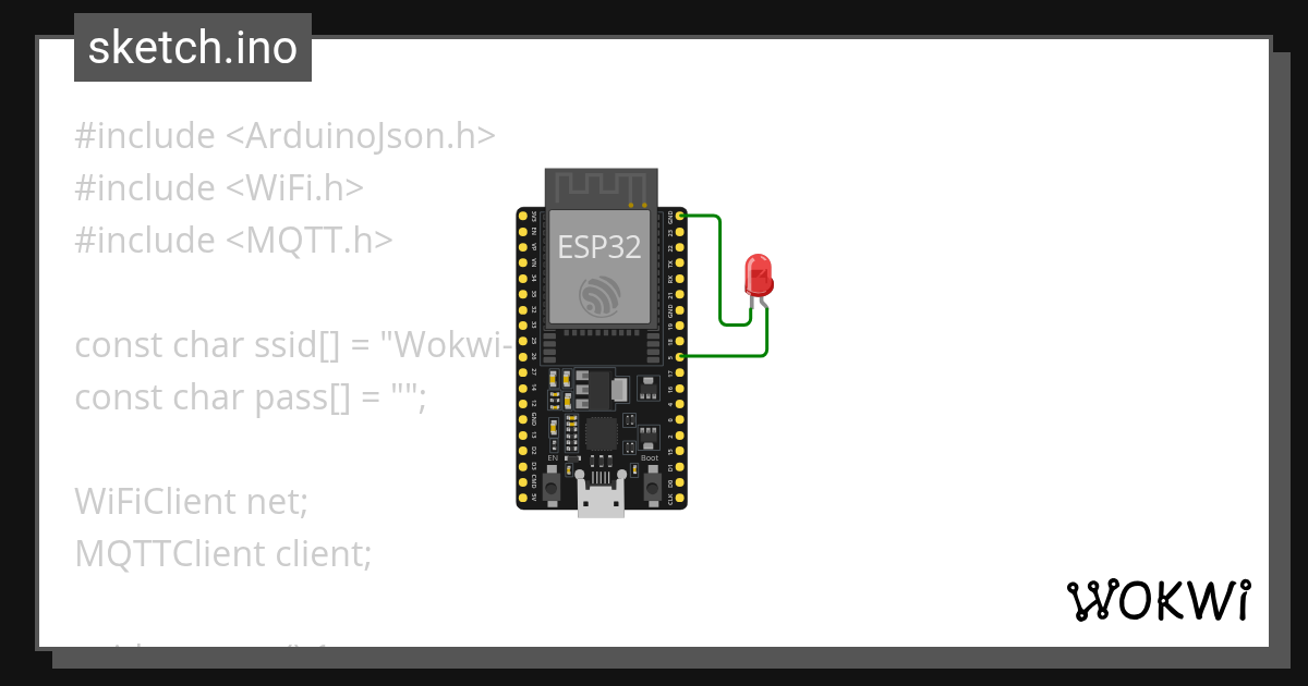 MQTT - Wokwi ESP32, STM32, Arduino Simulator
