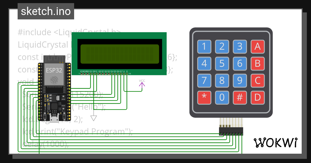Lcd Keypad Wokwi Esp32 Stm32 Arduino Simulator 3184