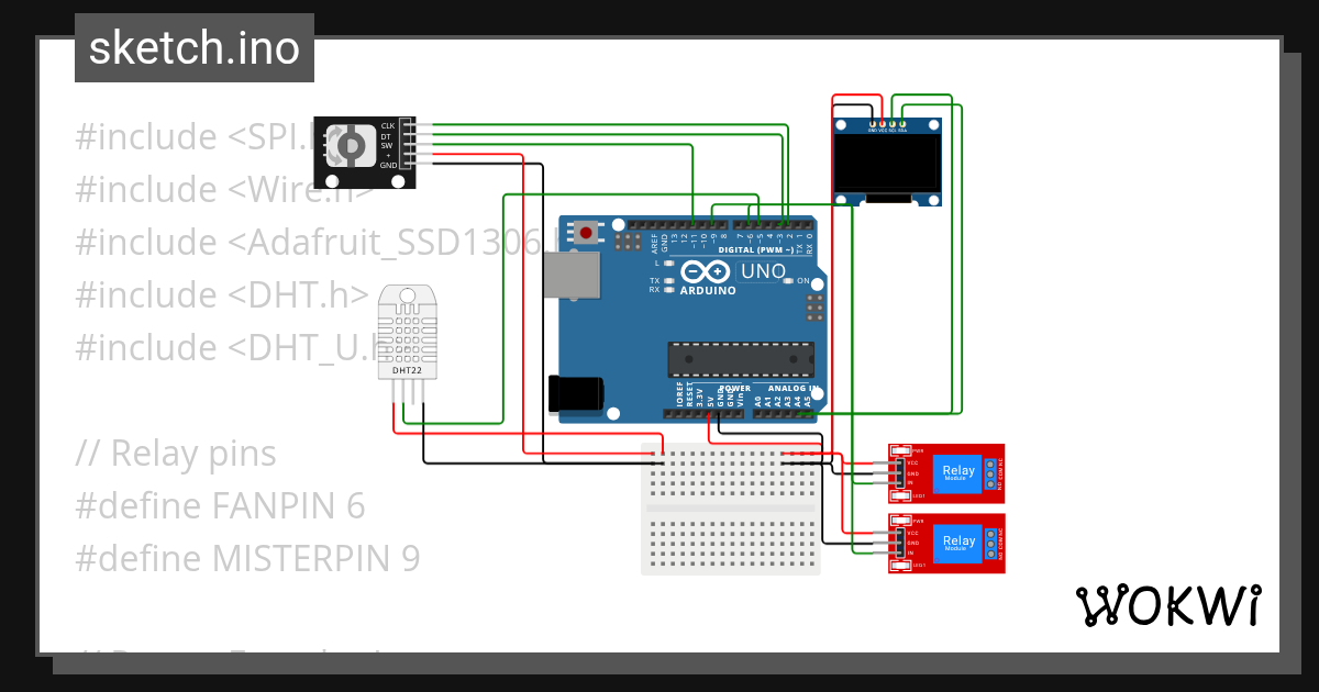 Humidifier MK2 - Wokwi ESP32, STM32, Arduino Simulator