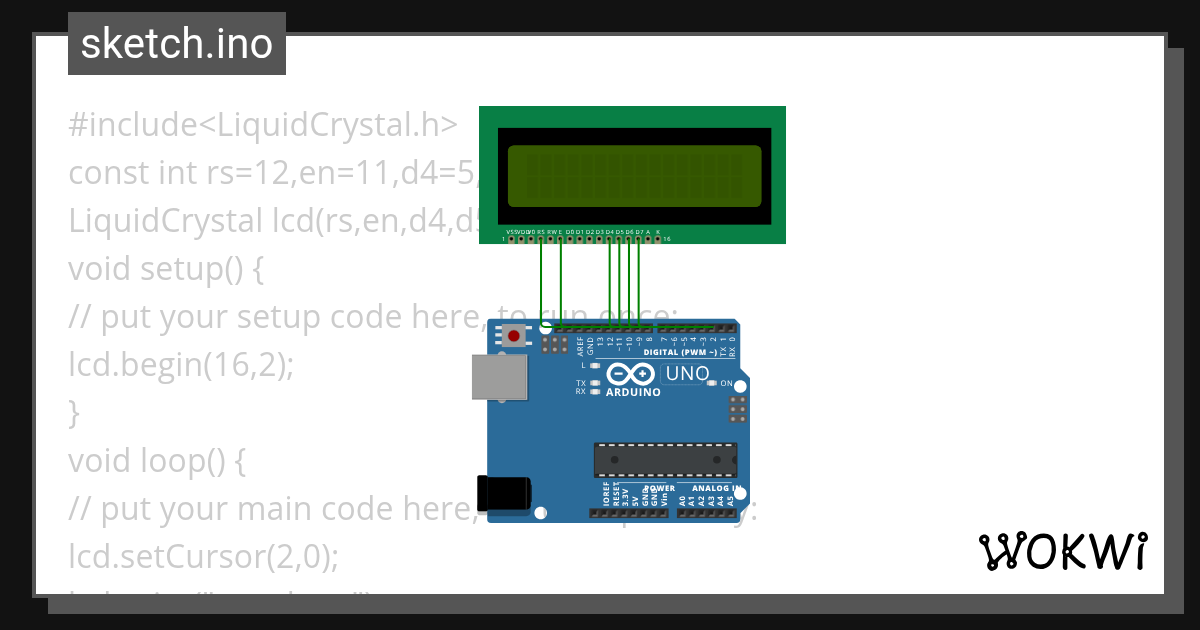 arduino ex 4 - Wokwi ESP32, STM32, Arduino Simulator