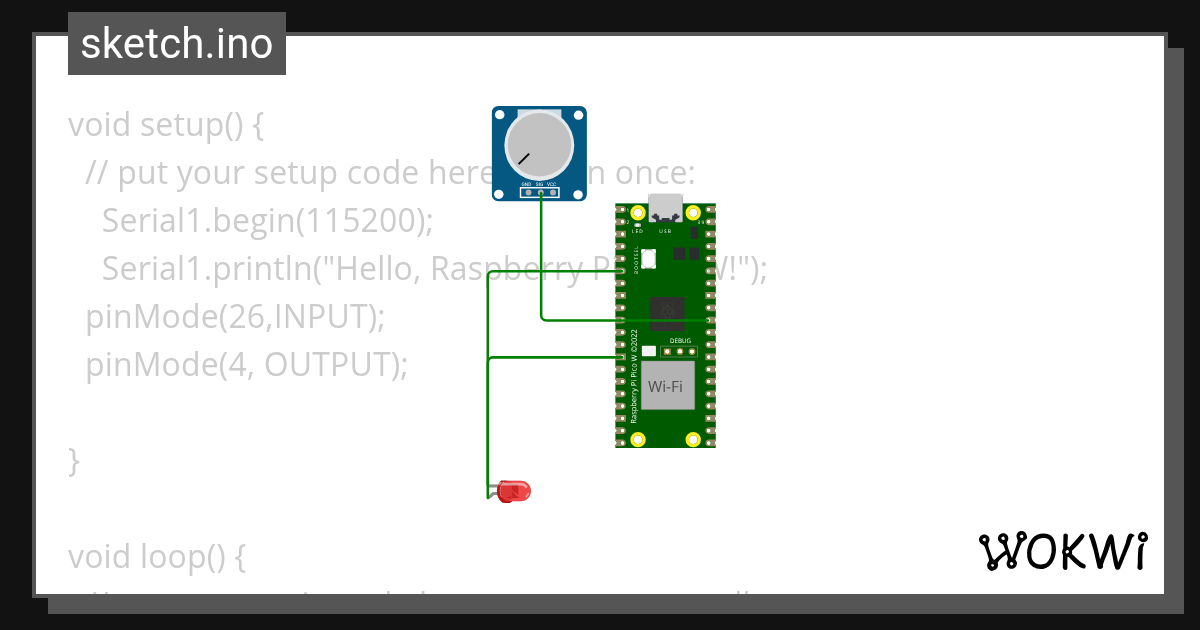 port meter - Wokwi ESP32, STM32, Arduino Simulator