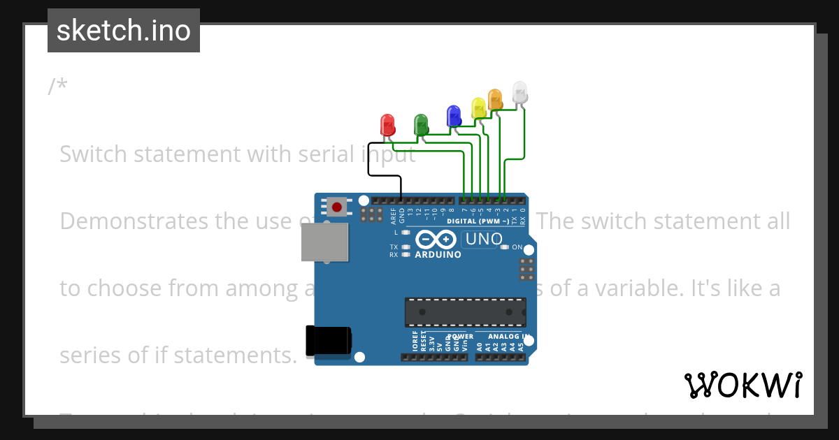Switch (case) Copy - Wokwi ESP32, STM32, Arduino Simulator